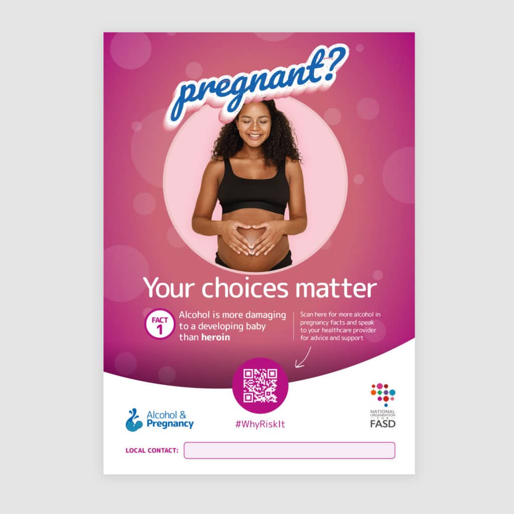 Alcohol & Pregnancy Posters (pack of 5) - National FASD
